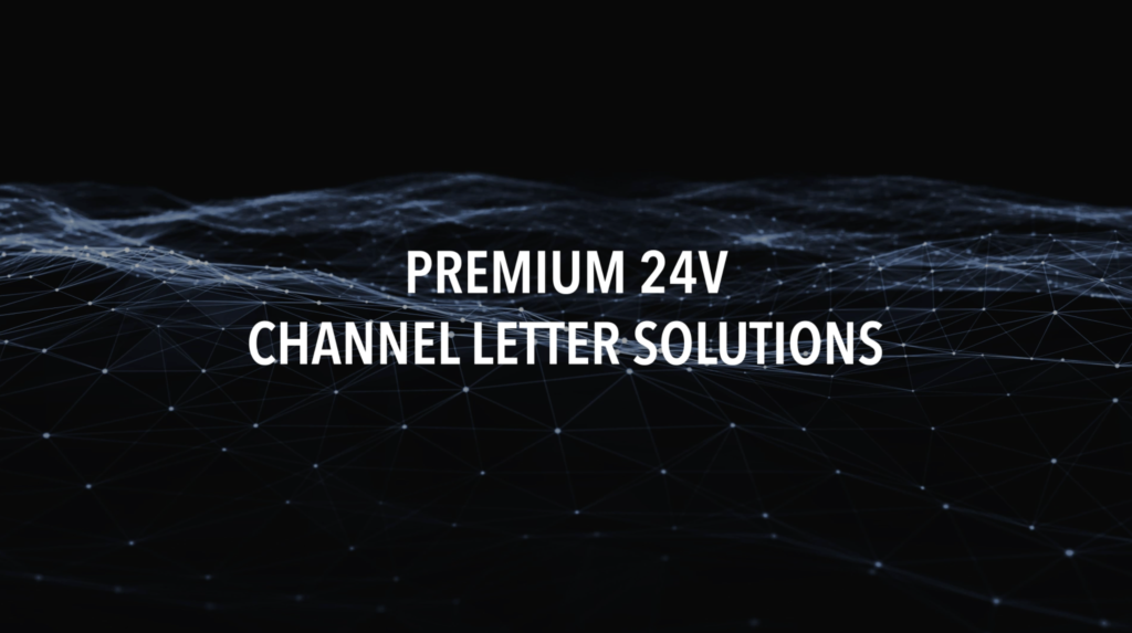 Premium 24V Channel Letter Solutions - AgiLight