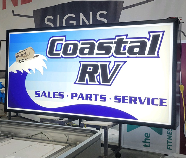 Coastal RV sign - AgiLight - AgiLight